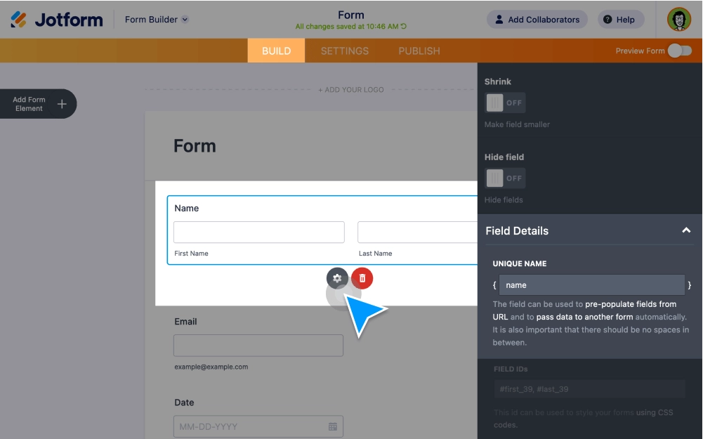 Pre-Populate Form Fields | Jotform