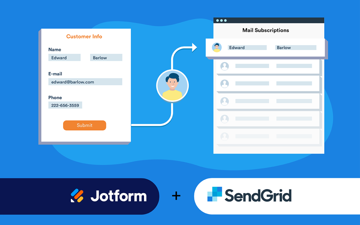 Jform SendGrid Integration | 이메일로 보내기 통합