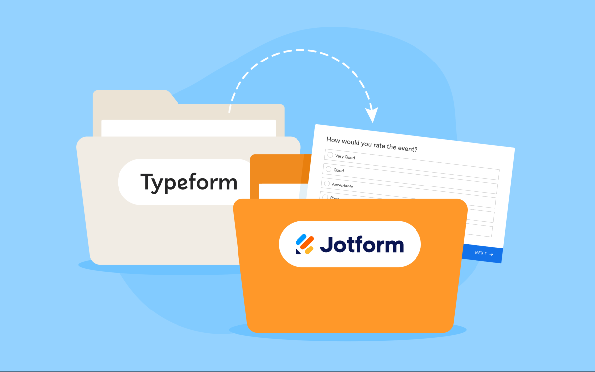 Jotform Typeform™ Importer Integration | Data Management Integrations