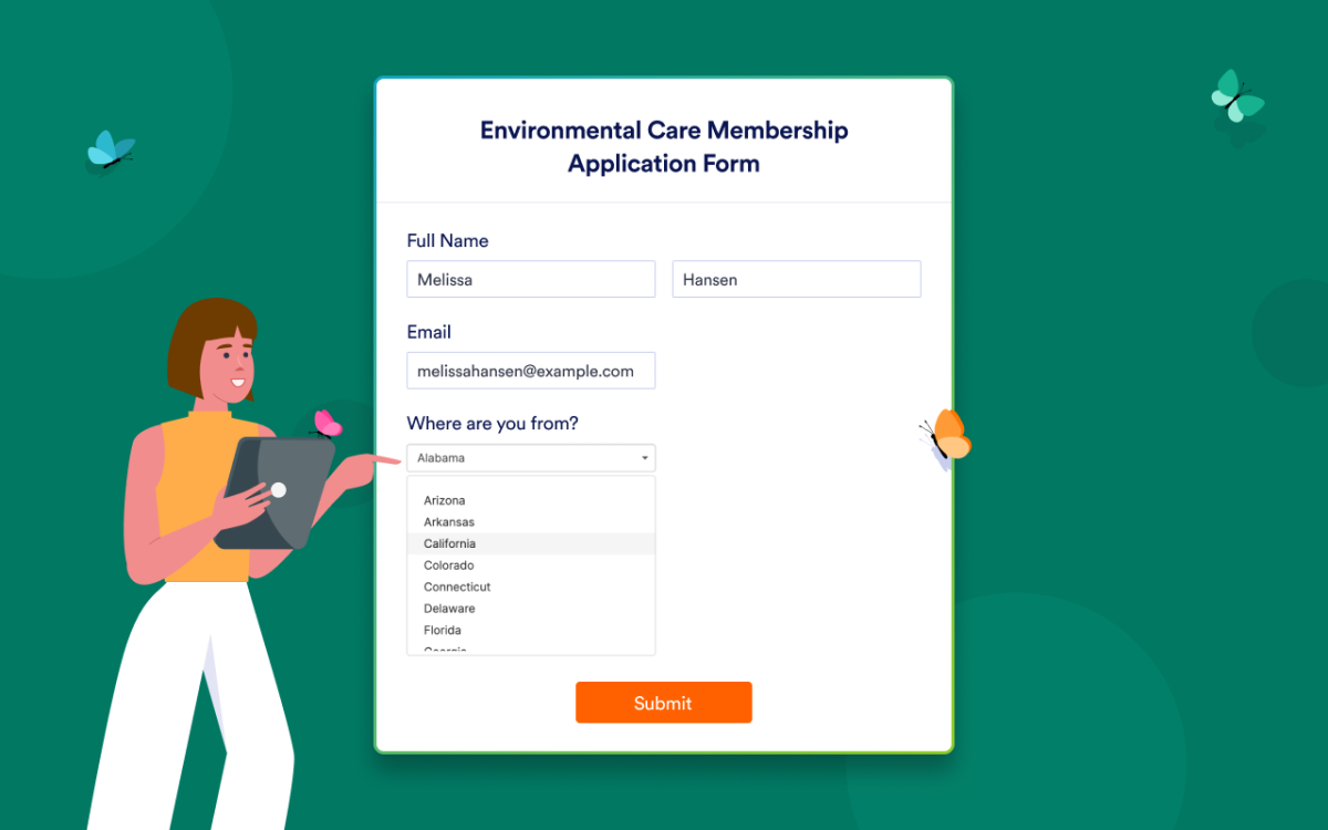 US State Picker - Form Widgets | Jotform
