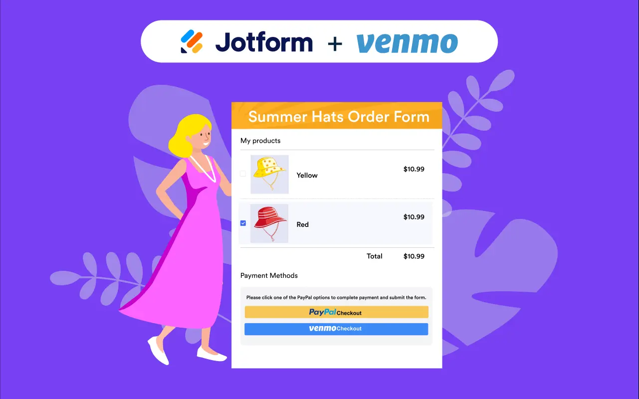 Jotform Venmo Integration | Payment Processor Integrations