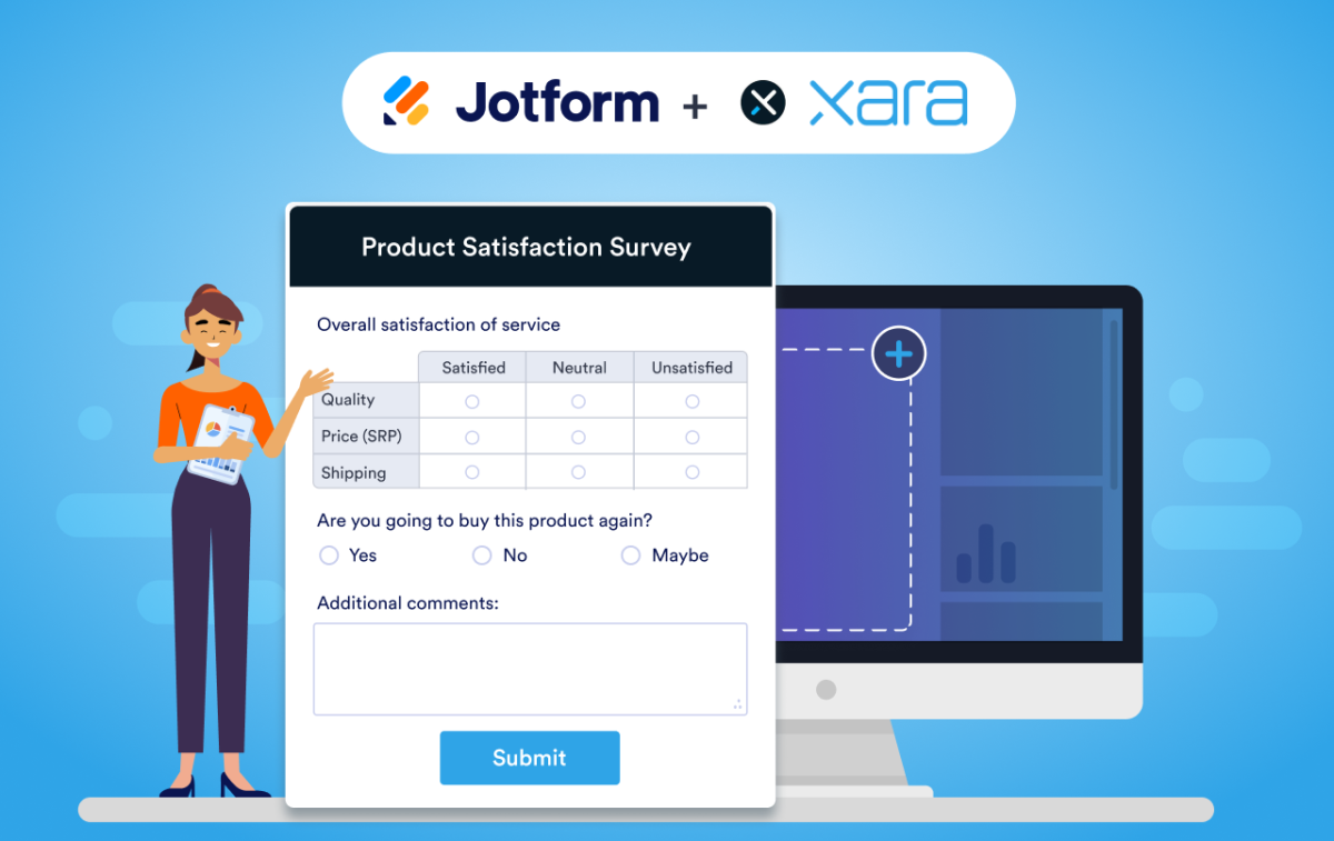 Jotform Xara Integration | CMS Integrations