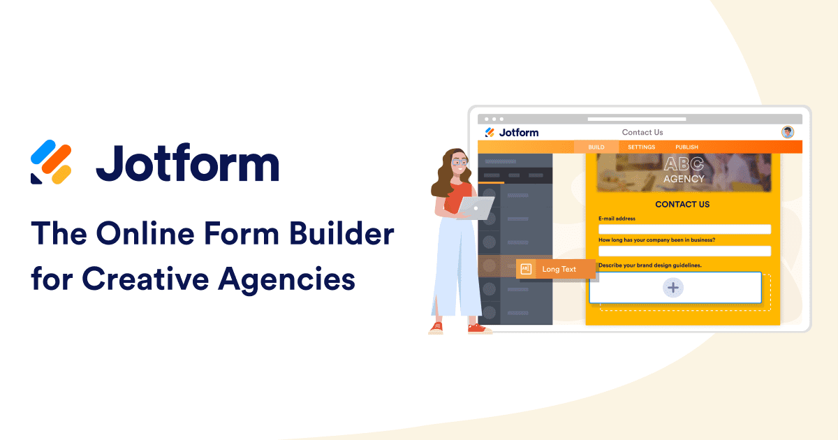 창의적인 대행사들, 가장 쉬운 온라인 양식 빌더 – Jform