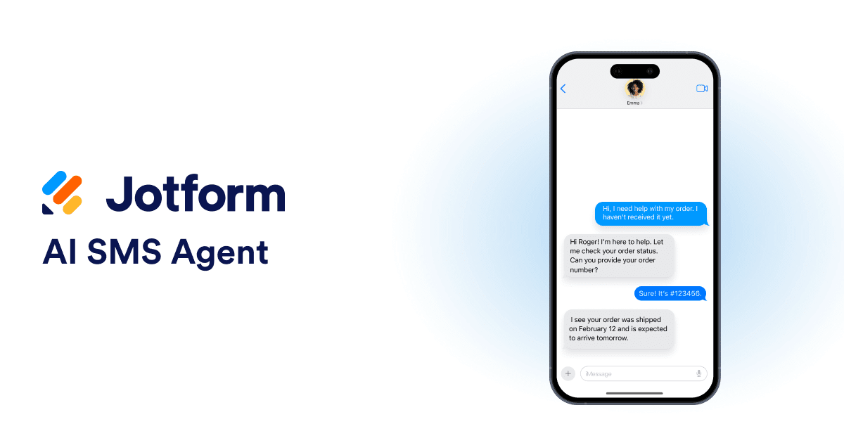 AI SMS Agent – Automate Customer Conversations | Jotform