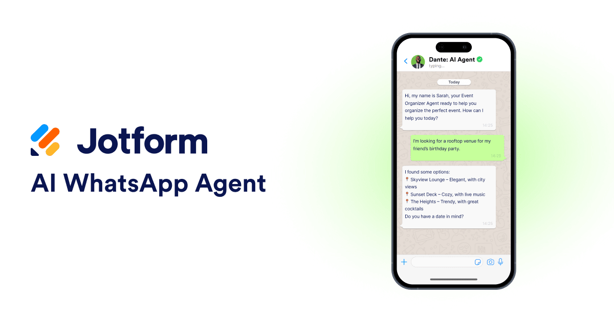 AI WhatsApp Agent | Jotform AI Agents