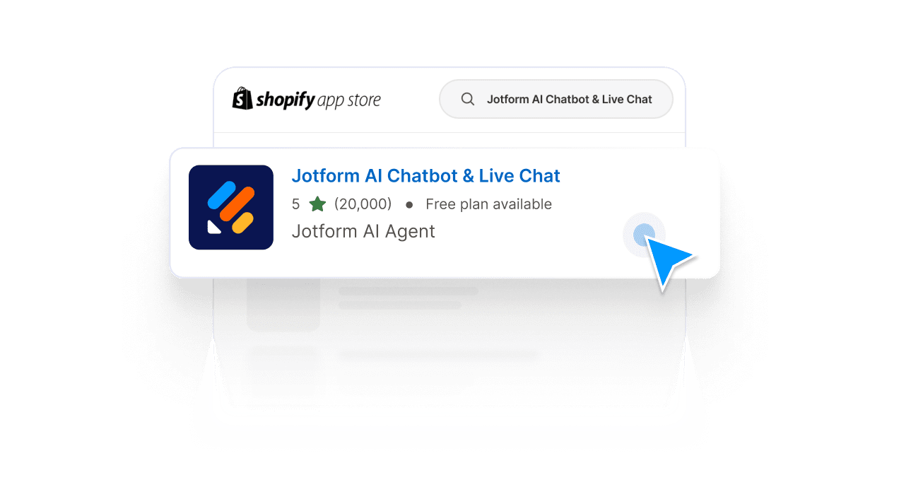 AI Chatbot for Shopify | Jotform