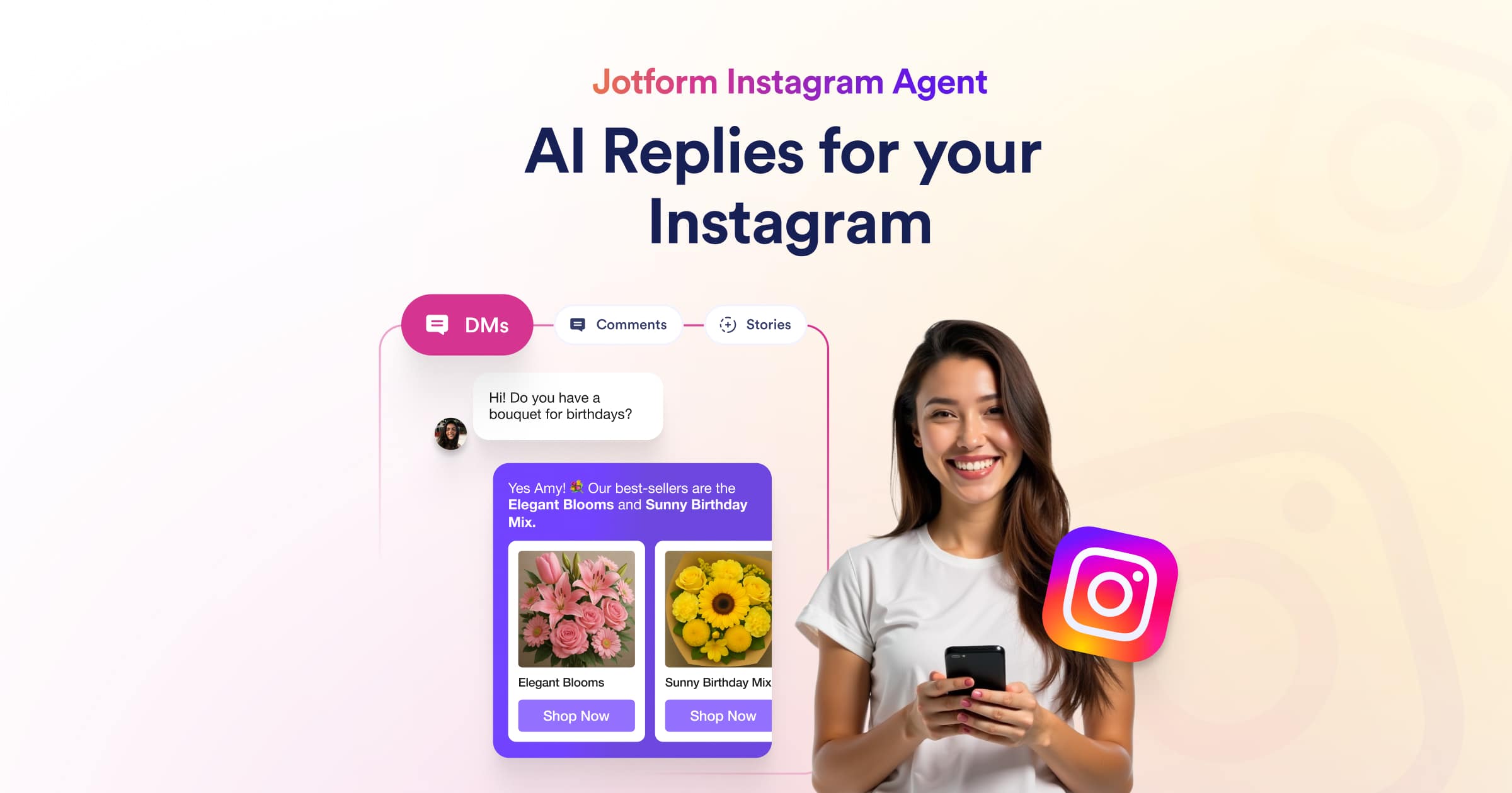 Jotform Instagram Agent: Automate Instagram DMs