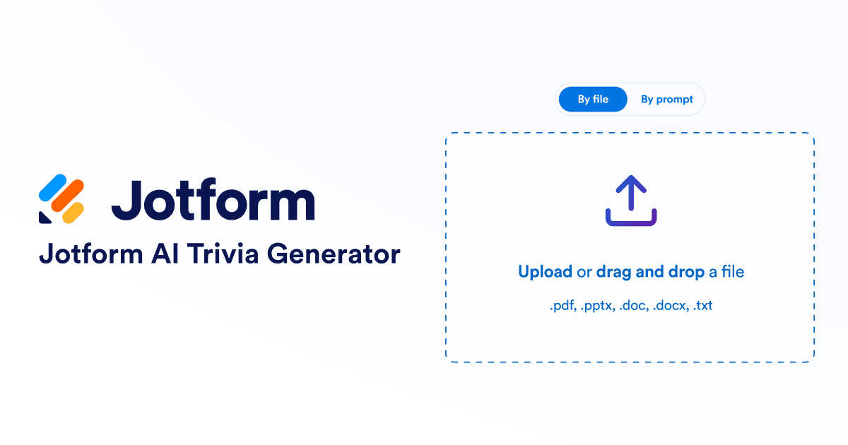 Jotform AI Trivia Generator | Free AI Trivia Generator