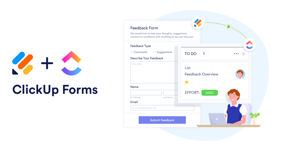 Crie Formul rios ClickUp Personalizados Jotform