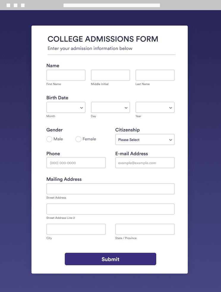 Education Forms & Templates for Education Professionals | Jotform