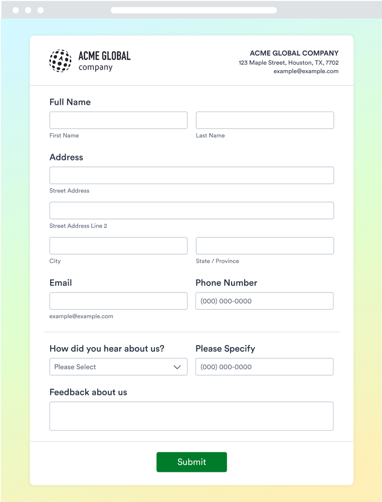 Free GoDaddy Form Builder