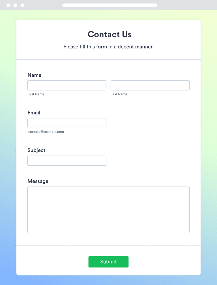 Free GoDaddy Form Builder