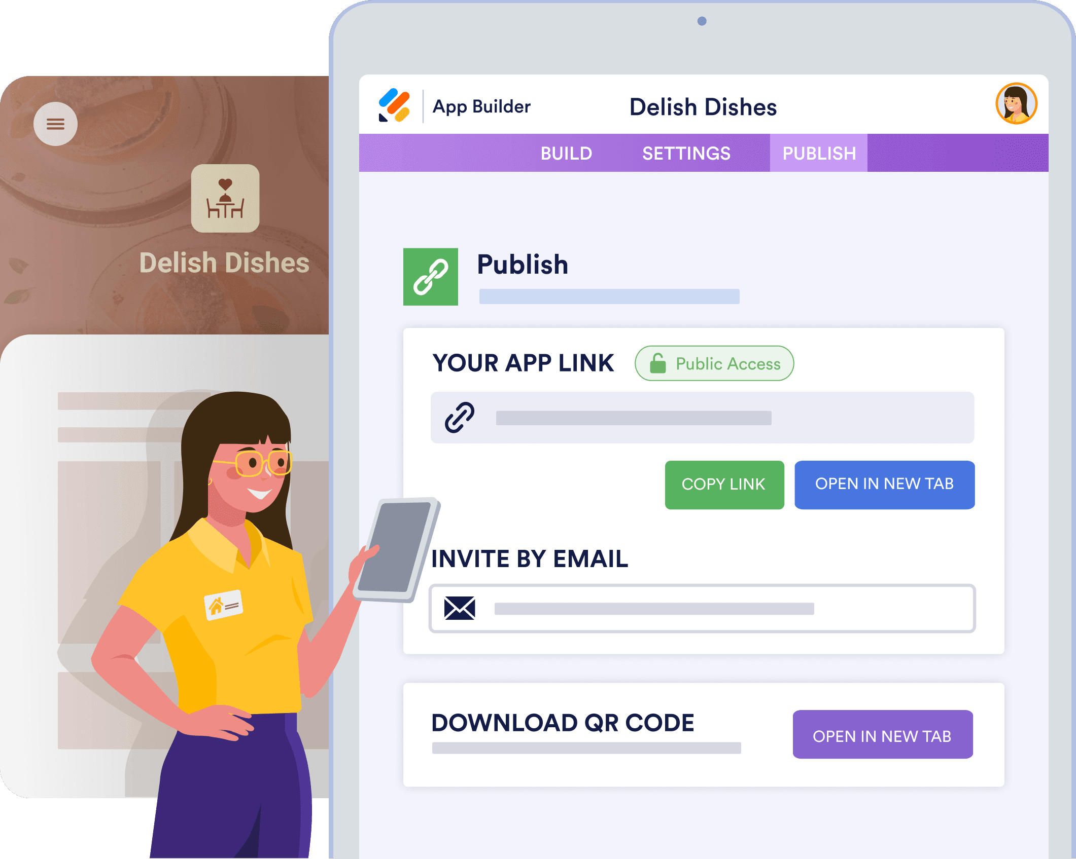 Restaurant App Builder | Create Restaurant App for Free