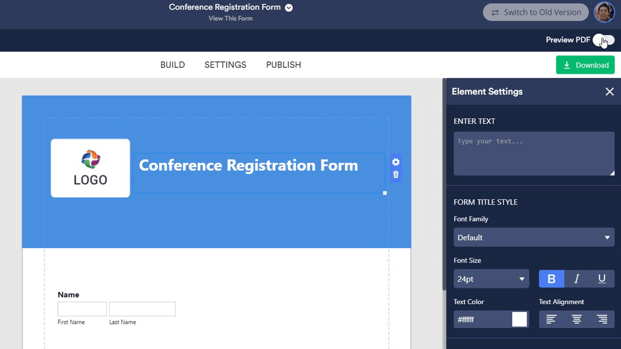 Create Fillable PDF Forms - Online PDF Editor