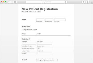 Accept Medical Payments Online | Jotform + Square Healthcare