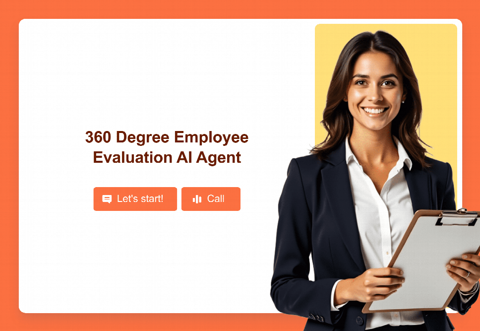 360 Degree Employee Evaluation AI Agent Template | Jotform