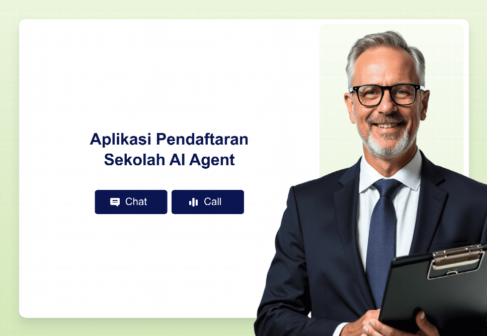 Aplikasi Pendaftaran Sekolah AI Agent | Jotform