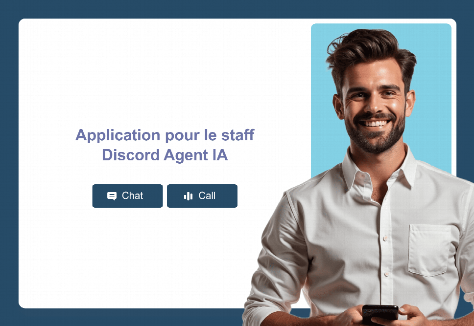 Application pour le staff Discord Agent IA | Jotform