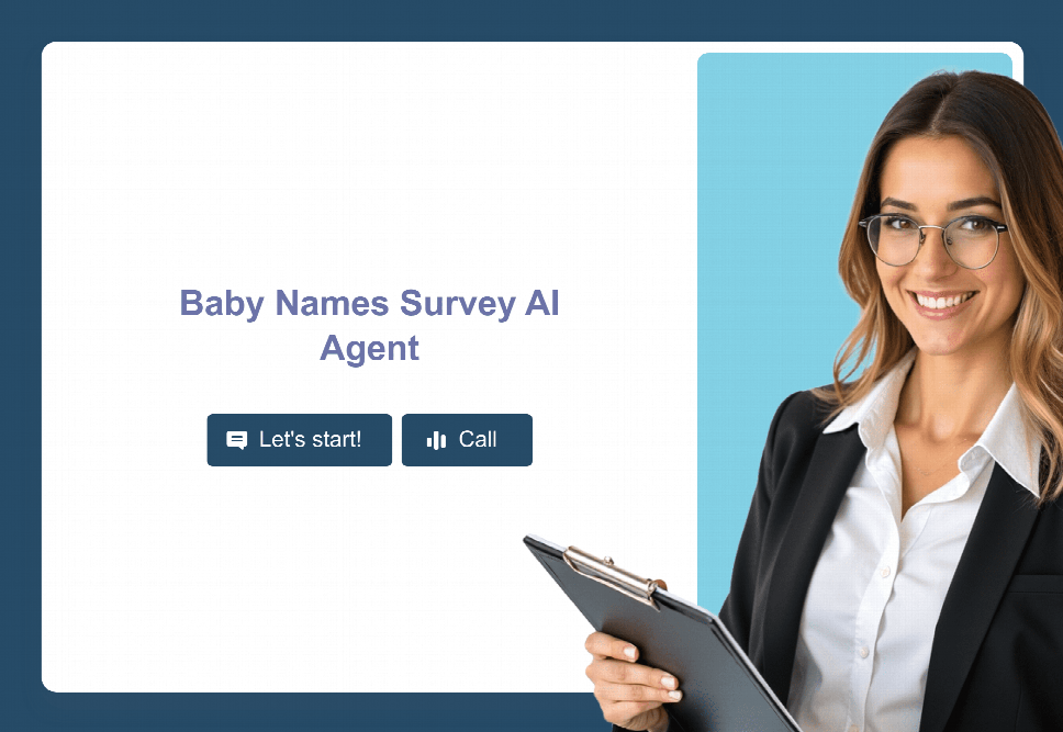 Baby Names Survey Assistant | Jotform