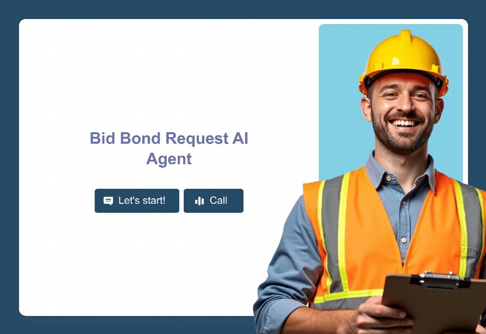 Bid Bond Request AI Agent Template | Jotform