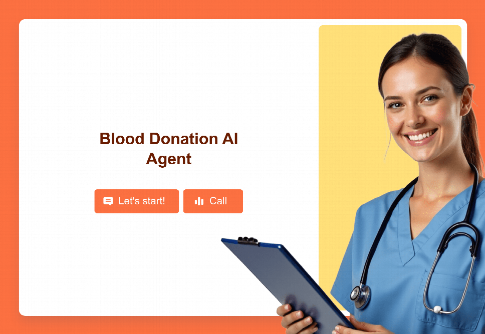 Blood Donation AI Agent Template | Jotform
