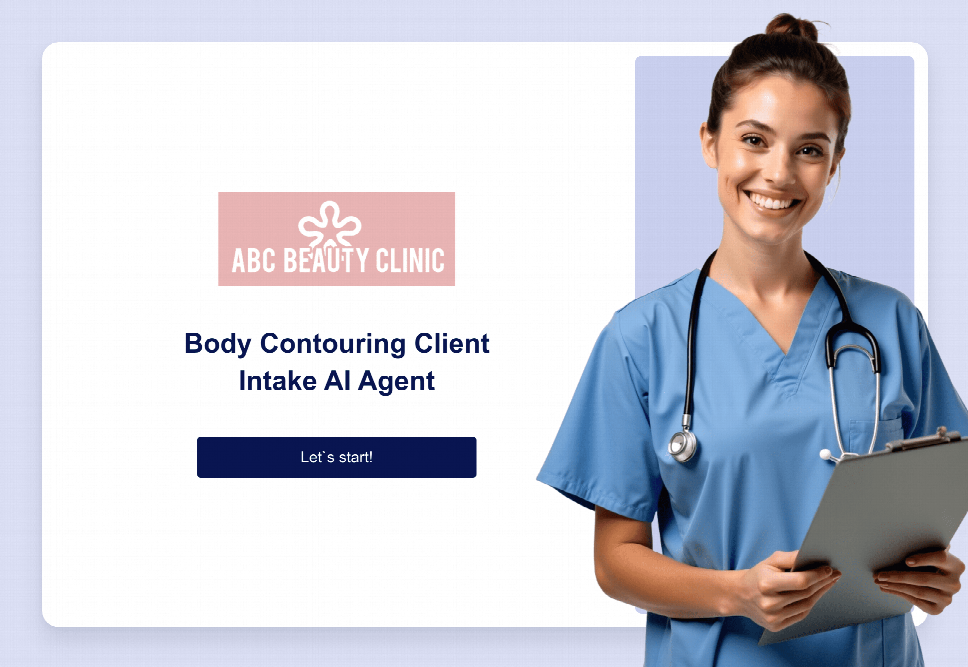 Body Contouring Client Intake AI Agent Template | Jotform