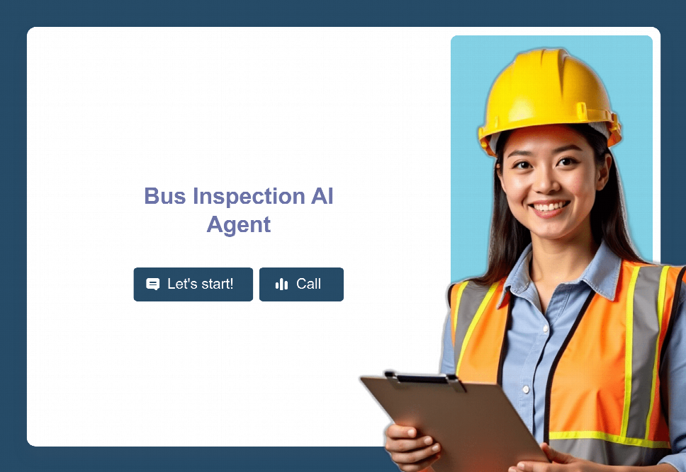 Bus Inspection Virtual Inspector | Jotform