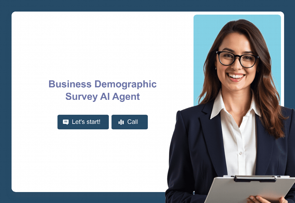 Business Demographic Survey AI Agent Template | Jotform