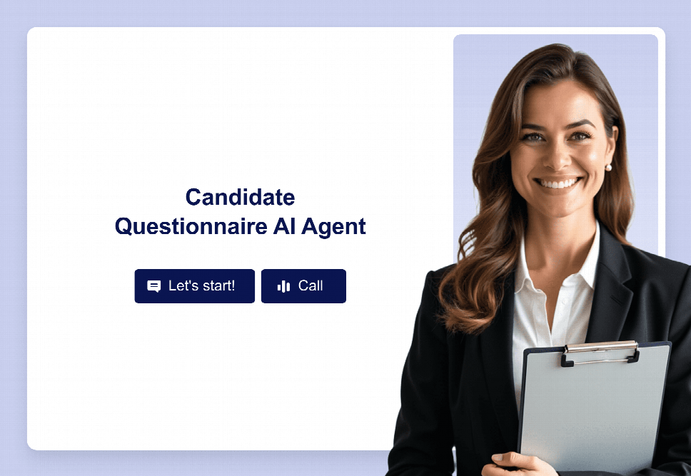 Candidate Questionnaire Assistant | Jotform