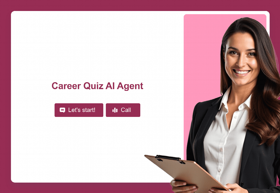 Career Quiz AI Agent Template | Jotform