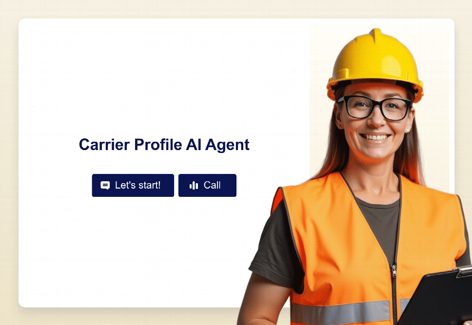 Carrier Profile Intake Assistant | Jotform
