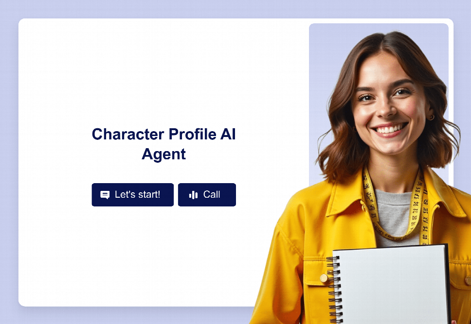 Character Profile AI Agent Template | Jotform
