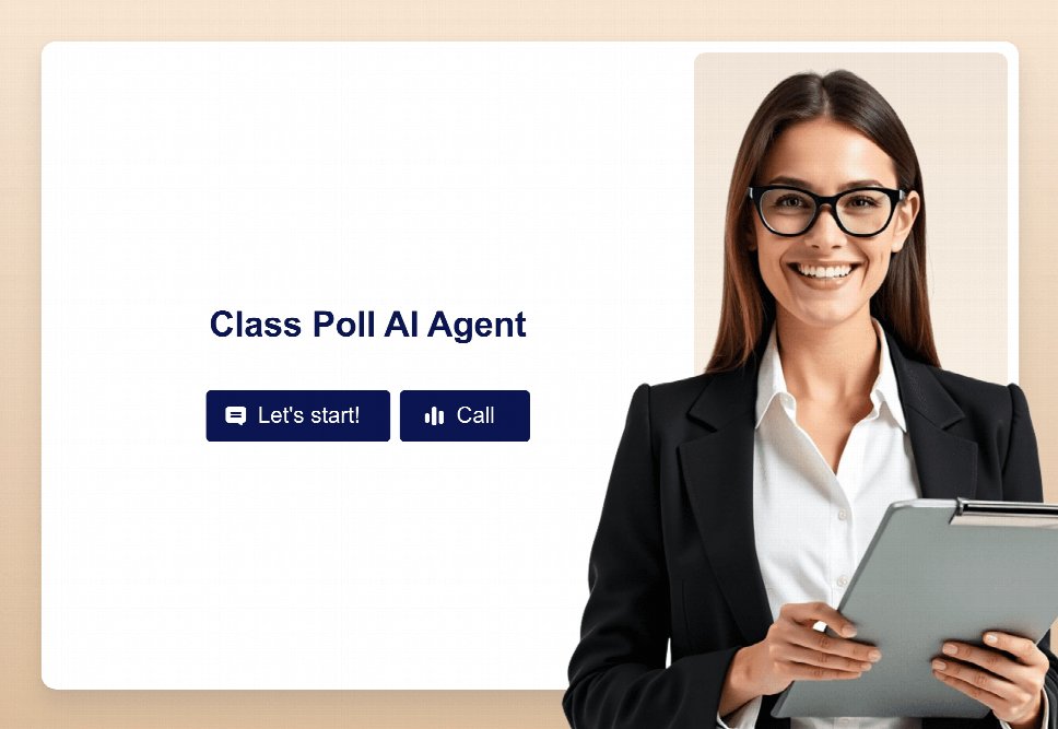 Class Poll AI Agent Template | Jotform