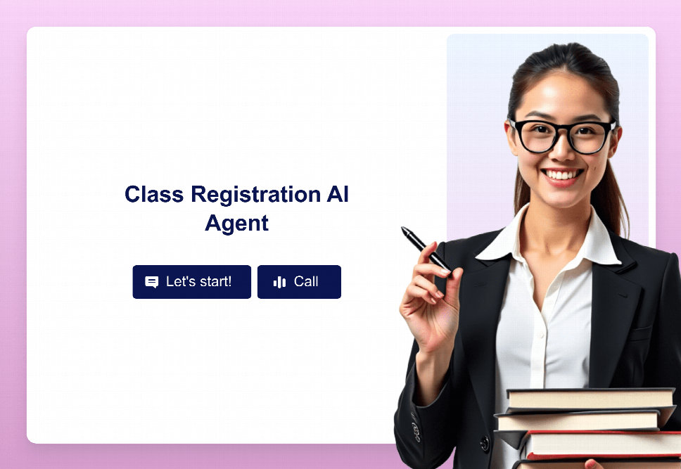 Class Registration AI Agent Template | Jotform