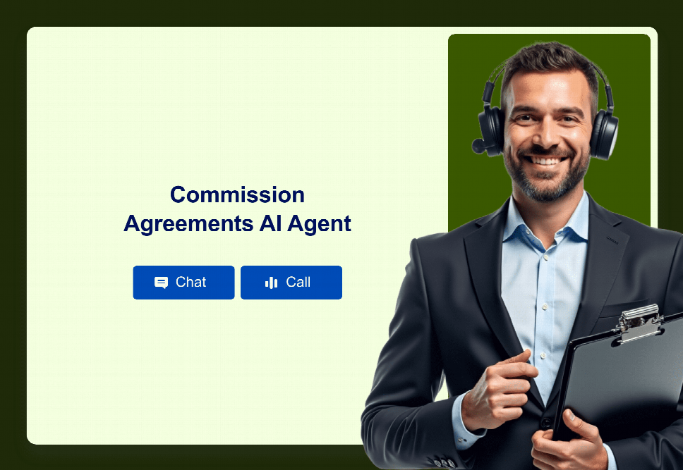 Commission Agreements Virtual Coordinator Template | Jotform
