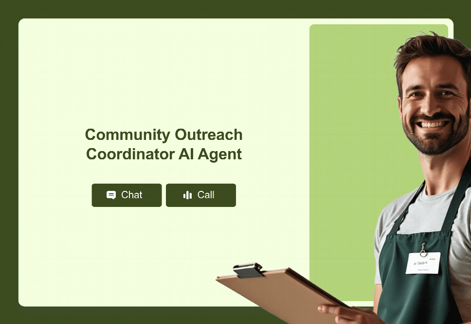 Community Outreach Coordinator AI Agent Template | Jotform