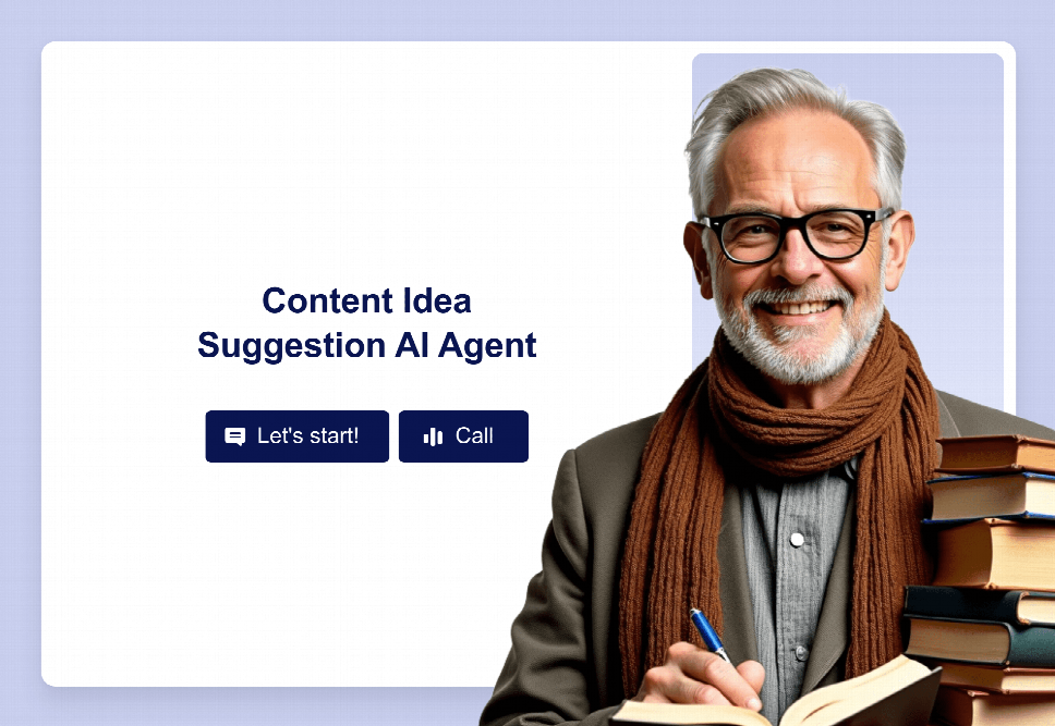 Content Idea Suggestion AI Agent Template | Jotform