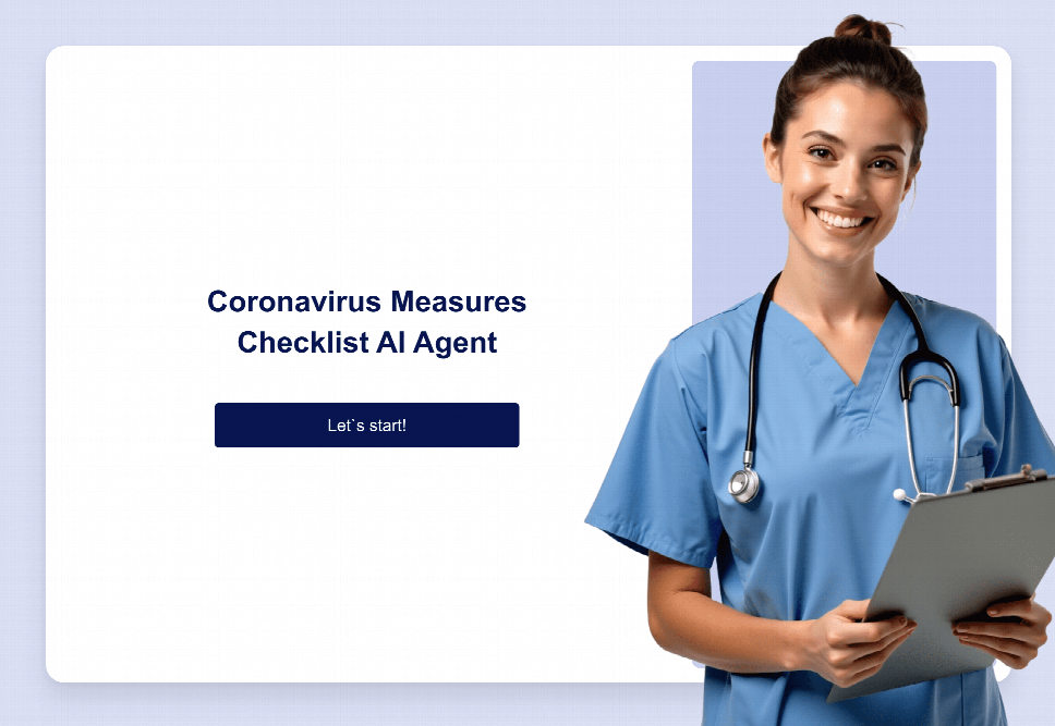 Coronavirus Measures Checklist AI Agent Template | Jotform