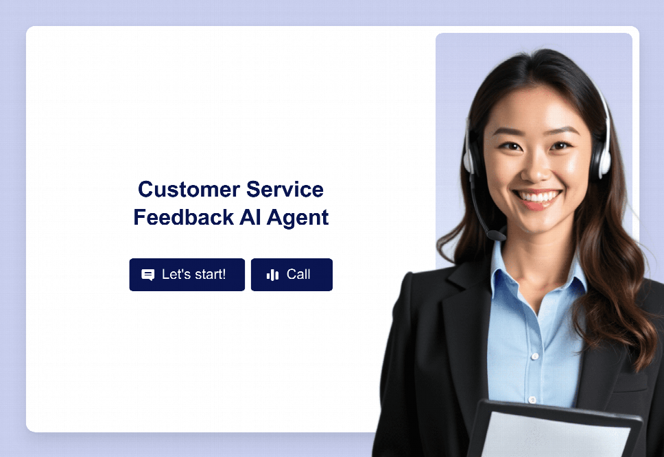 Customer Service Feedback AI Agent Template | Jotform