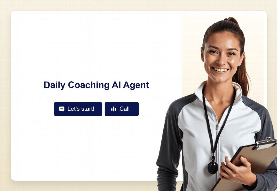 Daily Coaching AI Agent Template | Jotform