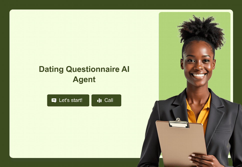 Dating Questionnaire AI Agent Template | Jotform