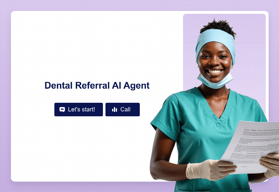 Dental Referral AI Agent Template | Jotform