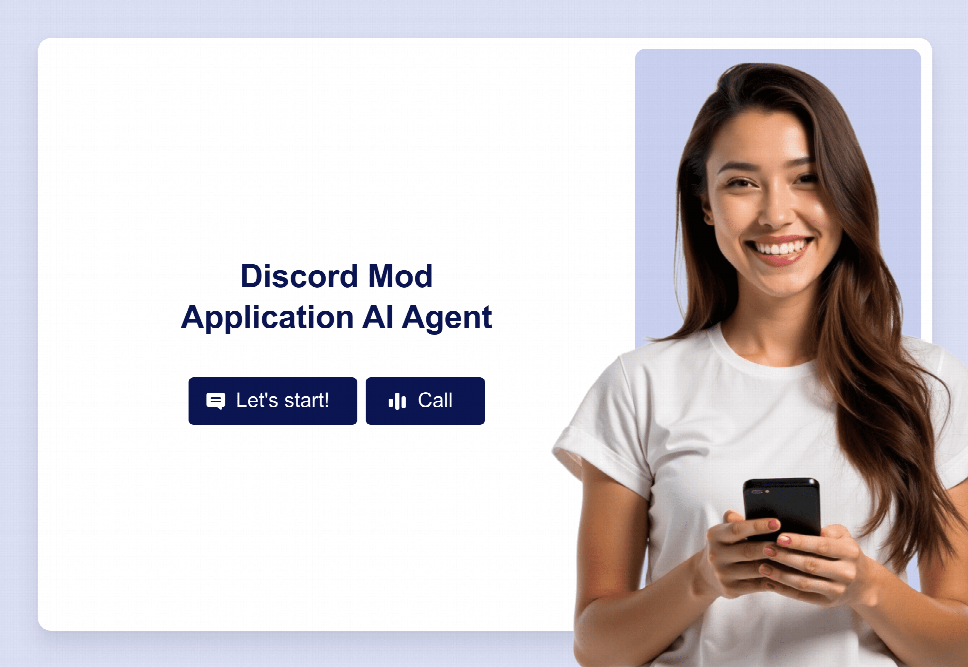 Discord Mod Application AI Agent Template | Jotform