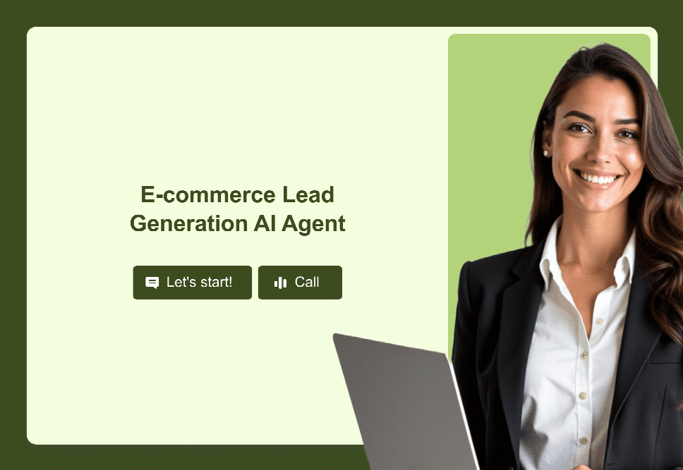 E-commerce Lead Generation AI Agent Template | Jotform
