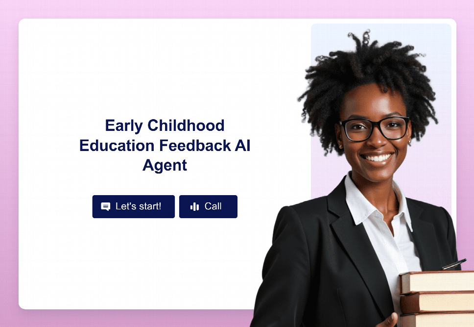 Early Childhood Education Feedback AI Agent Template | Jotform