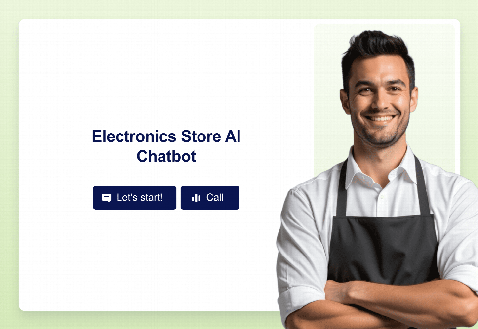 Electronics Store AI Chatbot Template Template | Jotform