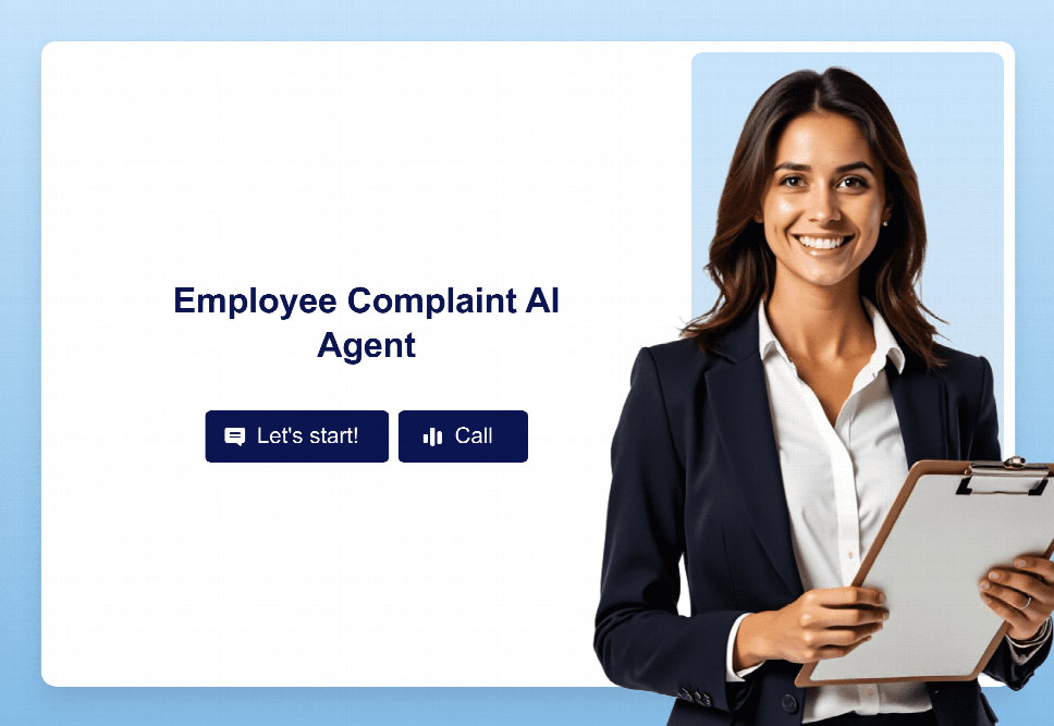 Employee Complaint Virtual Concierge Template | Jotform