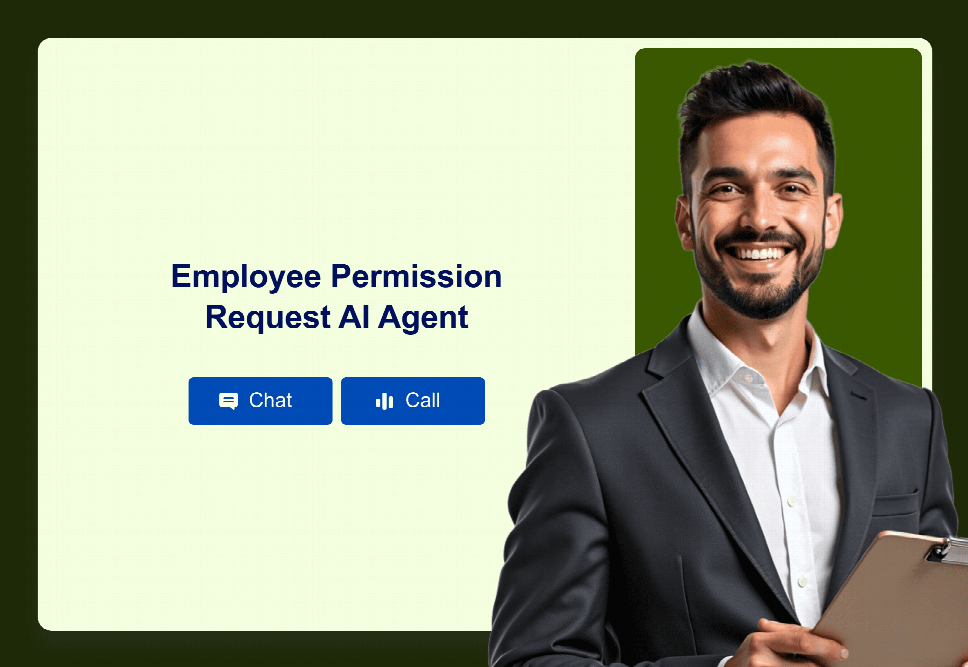 Employee Permission Request Coordinator Template | Jotform