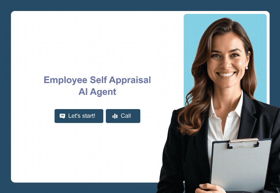 Employee Self Appraisal AI Agent Template | Jotform