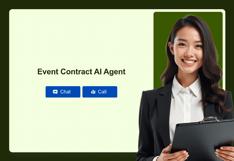 Event Contract AI Agent Template | Jotform